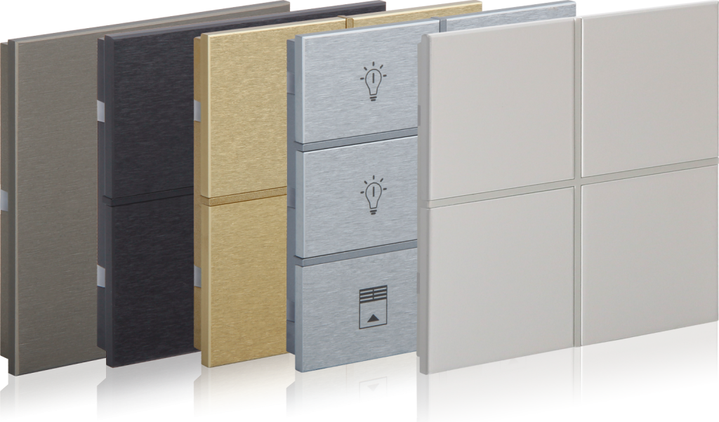 Rosa Metal KNX Switches by EAE – Smart Home Automation – Lighting ...